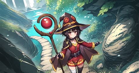 Konosuba Megumin Ai Generated Illustration めぐみん Pixiv