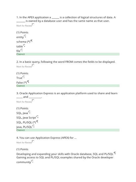 Quiz Session 6 Oracle Pdf Relational Database Sql