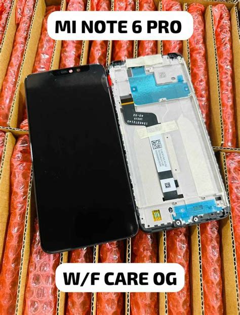 Lcd With Touch Screen For Xiaomi Redmi Note Pro Black Display Glass Combo Folder With Frame