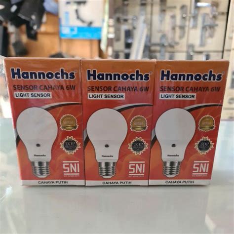 Jual Lampu Hannochs Sensor Cahaya 6wt Shopee Indonesia