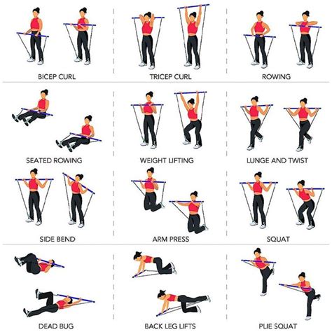 Multifunctional Stretch Pilates Bar Bar Workout Pilates Barre