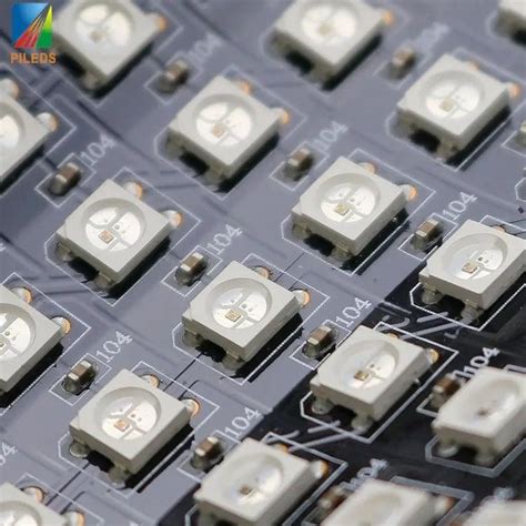 8x8 rgb led matrix panels led pixel screen apa102c ws2812b sk6812
