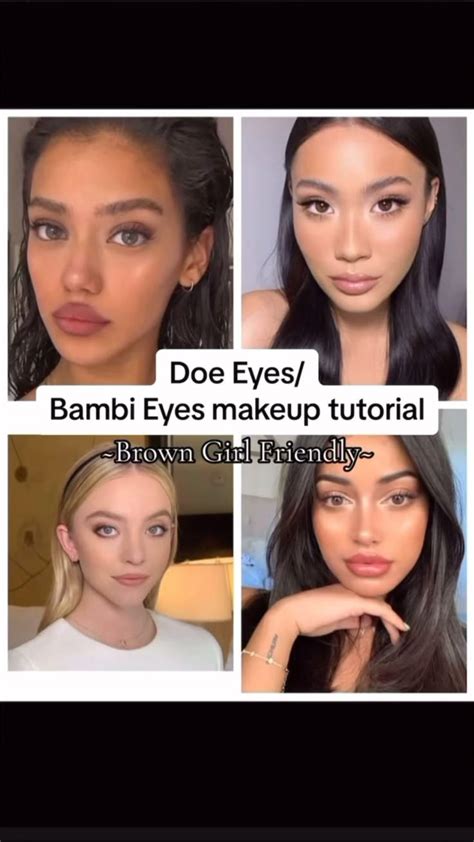 Doe Eyes Makeup Tutorial Doe Eye Makeup Makeup Looks Tutorial Nose