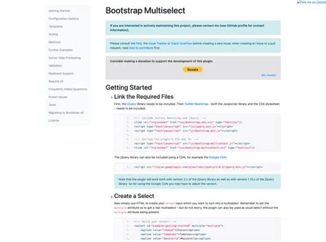 Bootstrap Multiselect By Davidstutz A Undefined Template Built At