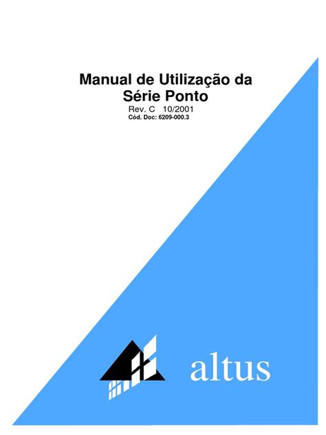 Manual Altus 209000 Pdf Rede De Computadores Calor