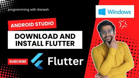 Flutter Tutorial | How to install flutter in Windows 11 (step-by-step instructions!) - Tutorials ...