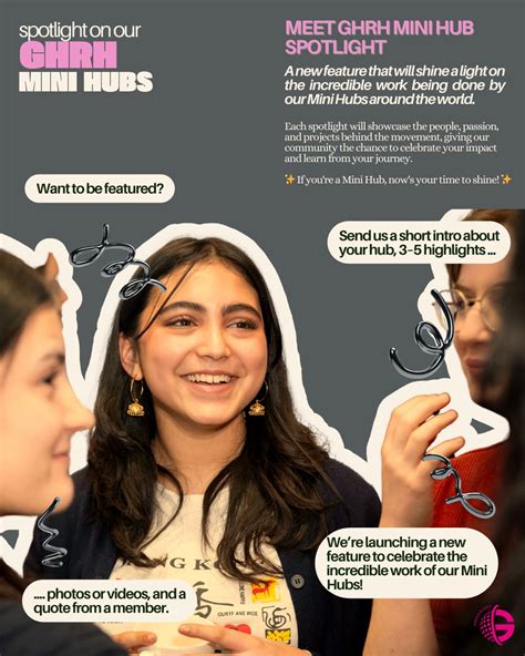 Minihubspotlight Girlshumanrights Youthleadership Globalimpact