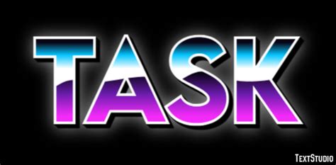 Task Text Effect Generator TextStudio