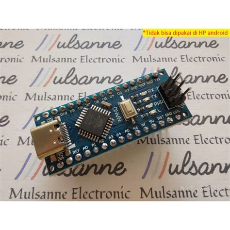 Arduino Nano Atmega328 Socket Usb Type C Lazada Indonesia