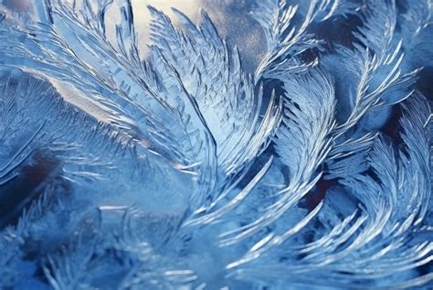 Frozen Ice Patterns On Yellow Images Creative Store 127212