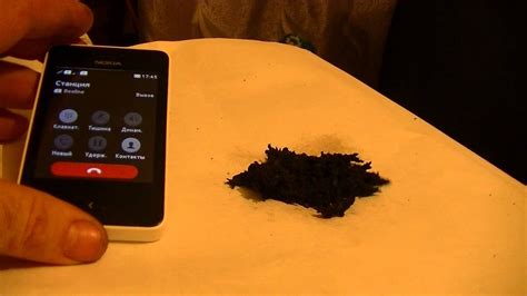 Как действует мобильный телефон на магнитную руду.Cell Phone Has ...