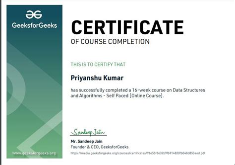 priyanshu kumar on linkedin dsa geeksforgeeks coding problemsolving