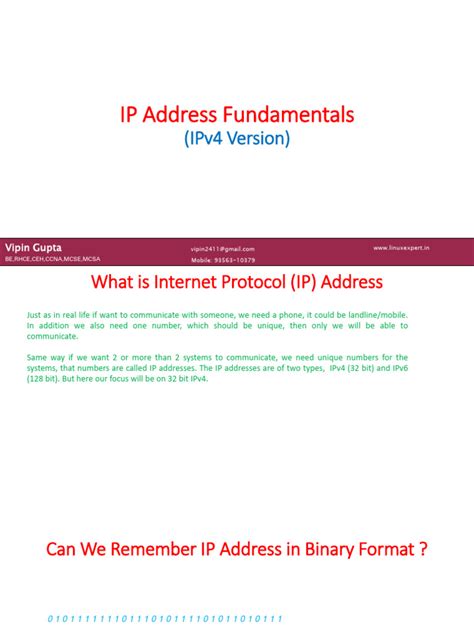 2 1 1 Ip Address Fundamentals Pdf Ip Address Network Architecture