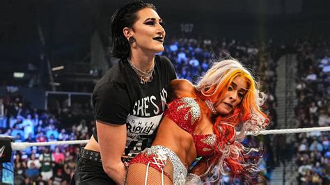 Zelina Vega Repels A Sneak Attack By Rhea Ripley Smackdown Highlights