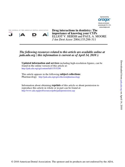 Drug Interaction Pdf Cytochrome P450 Analgesic