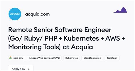 Himalayas On Linkedin Remote Senior Software Engineer Go Ruby Php Kubernetes Aws
