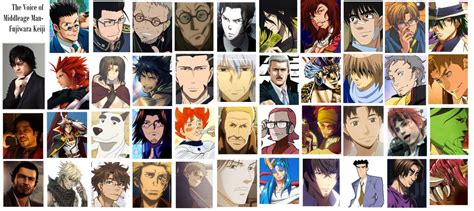 The Voice Acting Roles Of Fujiwara Keiji By Furukawayrs On Deviantart