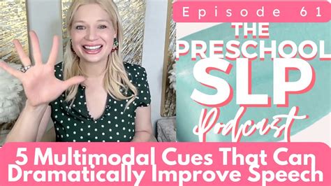 Ep 61 5 Multimodal Cues That Can Dramatically Improve Speech Youtube