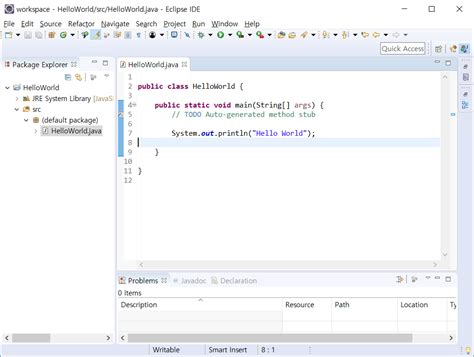 자바 Hello World 출력 Kuzuro