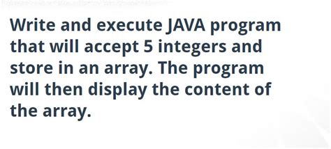 Answered Write And Execute Java Program That Bartleby