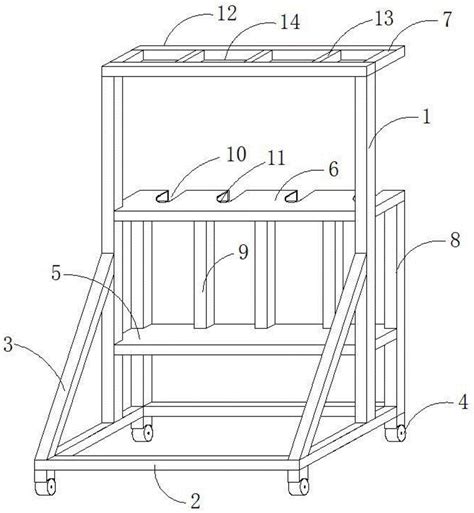 一种移动式转瓶细胞收获架的制作方法