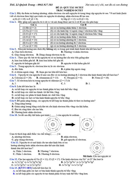 ĐỀ 13 Quy Tắc Octet Pdf