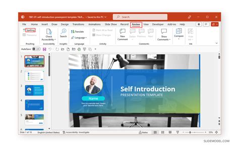 01how To Spell Check In Powerpoint Slidemodel