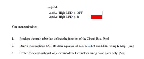 Solved Figure 1 Shows A Schematic Diagram Of An LED Array Chegg Com