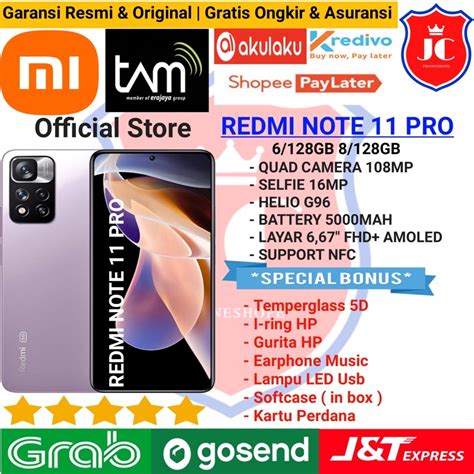 Jual Xiaomi Redmi Note Pro G Nfc Ram Gb Gb Garansi Resmi Tam Xiaomi Indonesia