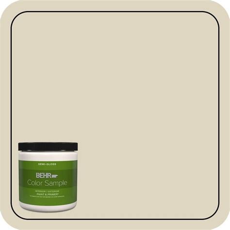 Behr Premium Plus 8 Oz Hdc Nt 15 Rococo Beige Semi Gloss Interior