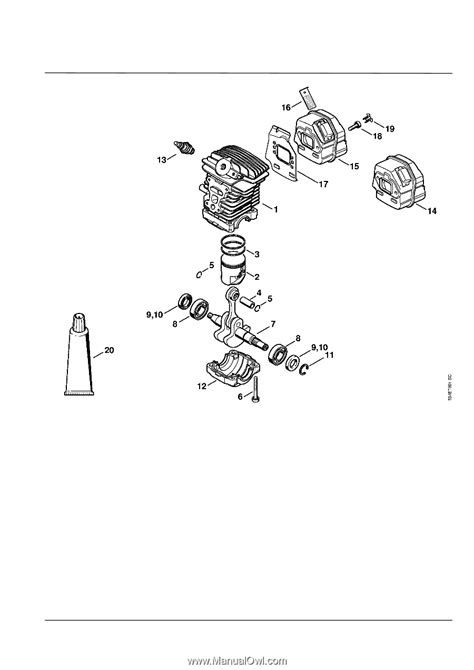 Stihl Ms C Be Parts Diagram Page