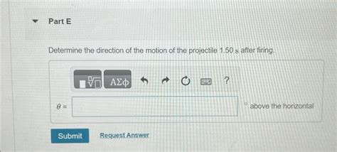 Solved A Projectile Is Fired With An Initial Speed Of Chegg