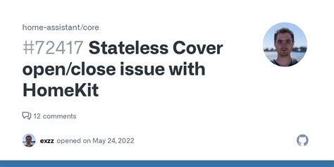 Stateless Cover Openclose Issue With Homekit · Issue 72417 · Home