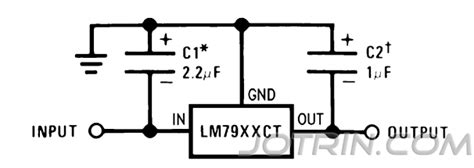 Lm7905 Voltage Regulator Pinout Specs Circuit And Datasheet Jotrin Electronics