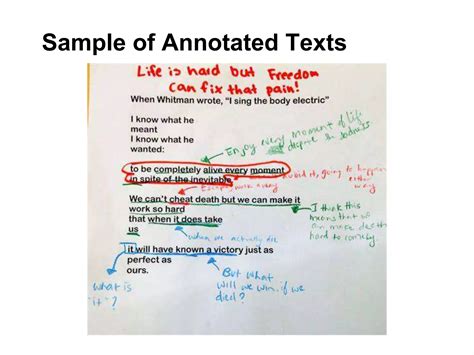 Annotating A Textpptx