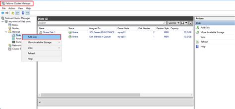 Add Shared Storage To Failover Cluster ISCSI Vhdx Raspberryfield IT Video Games And Comics