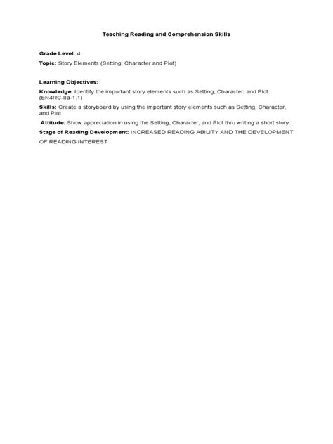 Teaching Reading And Comprehension Skills Pdf Reading Comprehension