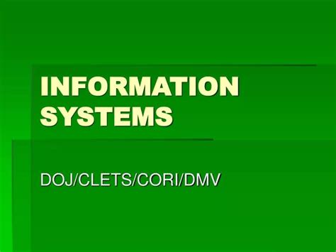 PPT INFORMATION SYSTEMS PowerPoint Presentation Free Download ID 3622605