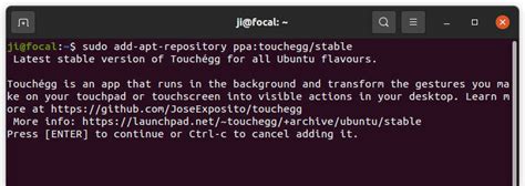how to enable configure multi touch gestures in ubuntu 20 04 and higher