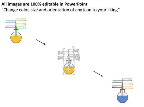 Sp Lab Flask With Liquid And Tags Flat Powerpoint Design Presentation PowerPoint Diagrams