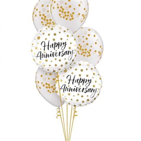 Happy Anniversary Balloons Etsy