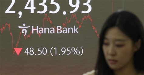 코스피 美 Fomc ‘매파적 발언 충격에 195 하락 마감