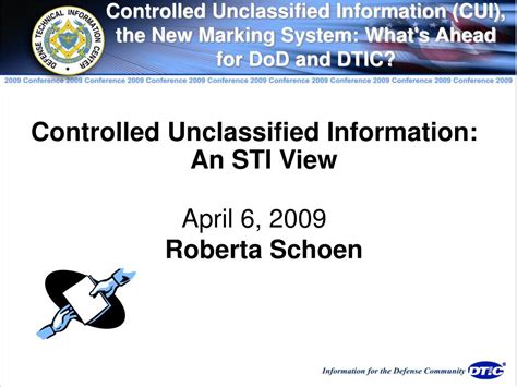 Ppt Controlled Unclassified Information Cui The New Marking System