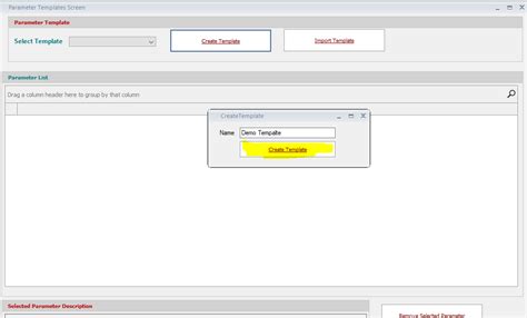 How To Parameter Tempalte Create Template Phoenixdiag Support Page