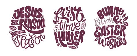 전단지 및 인쇄 디자인을 위한 부활절에 대한 레터링 벡터 그림입니다 배너 포스터 인사말 엽서에 대한 템플릿 검색에 대한 스톡 벡터 아트 및 기타 이미지 Istock