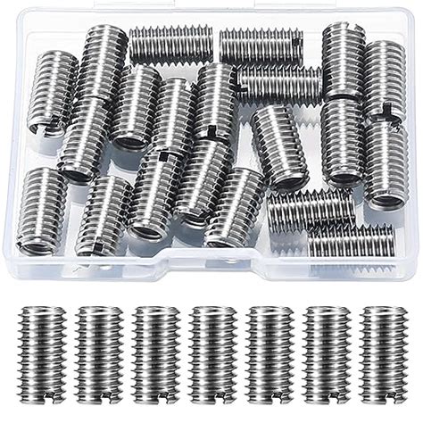20 Pcs Thread Reducing Nuts M8 Male To M6 Female Thread Screw Sleeve Bolt Conversion Nuts