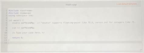 Solved 1 Hinclude Ciostreans 2 Include Ciomanips 3 Using