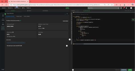 Algorithms Strings Kmp Palindrome Gfg160 Geekstreak2025 Prachi