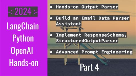 Langchain Openai Python Tutorial Output Parser Get Json Data From Email Text Dictionary