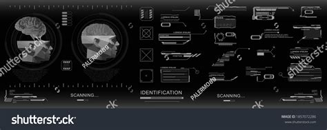 Hud Futuristic User Interface Personal Identification Stock Vector Royalty Free